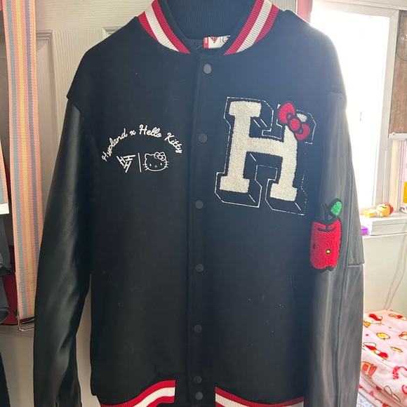 Hello Kitty | Jackets & Coats | Hello Kitty Varsity Hypland Jacket ...